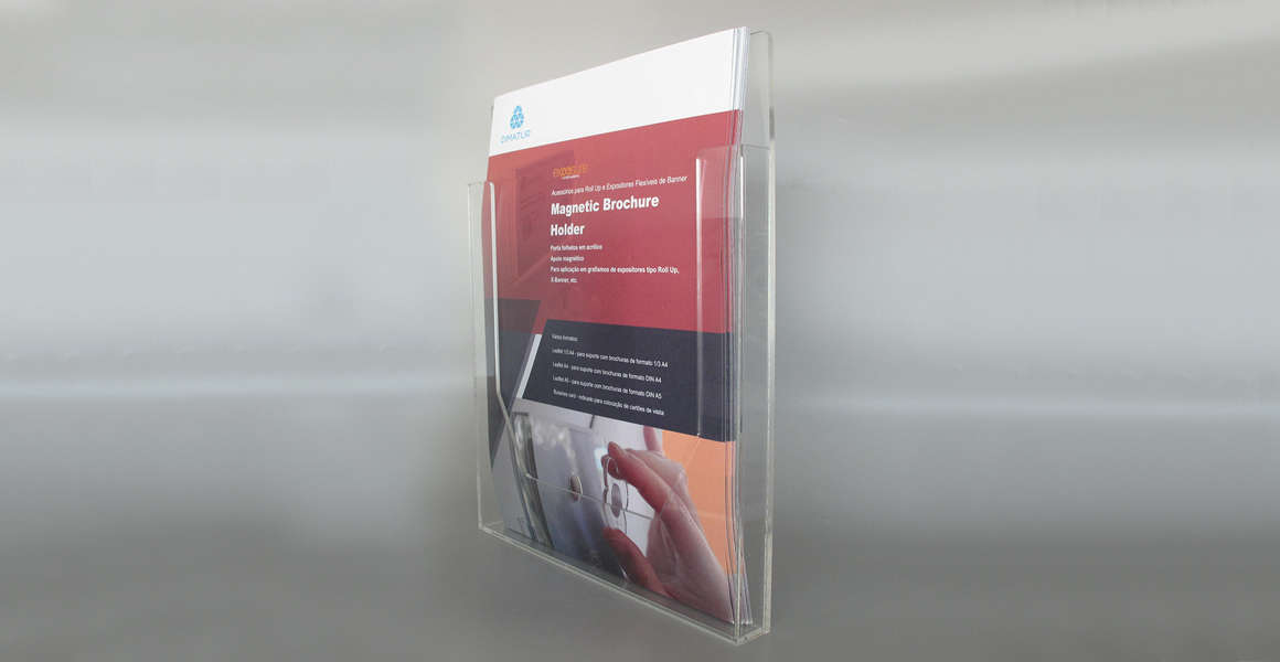 Magnetic Brochure Holder for Leaflet A4