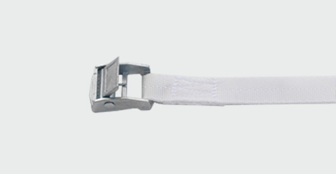 Strap webbing with buckle